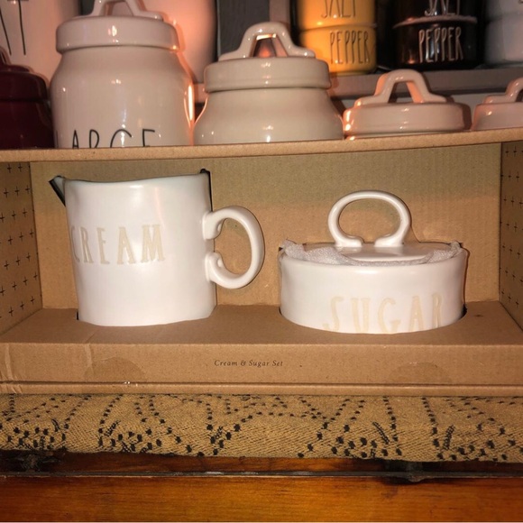 Rae Dunn | Kitchen | Rae Dunn Studio Cream Sugar Set Cream Color | Poshmark